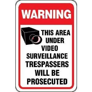 security camera signs printable