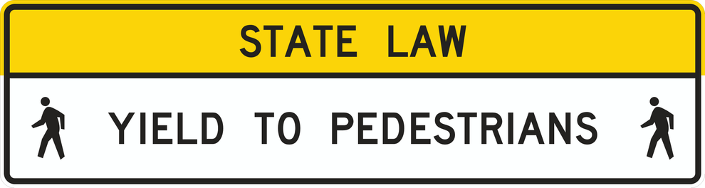 R1-9-Overhead Ped Crossing Sign – Municipal Supply & Sign Co.