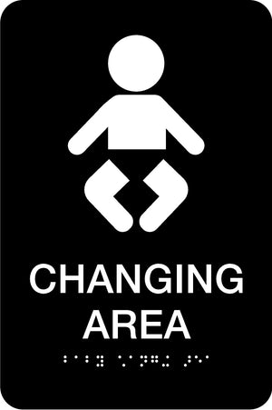 ADA Complaint Baby Changing Area Sign – Municipal Supply & Sign Co.