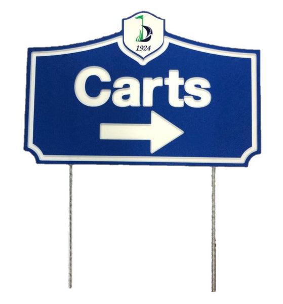 Cart Signs – Municipal Supply & Sign Co.