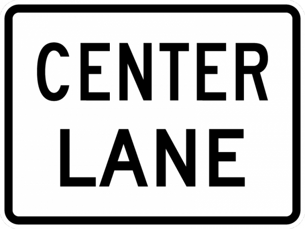 M5-5-Lane Designation Sign – Municipal Supply & Sign Co.