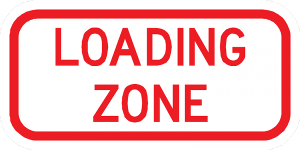 PS-26-Loading Zone Sign – Municipal Supply & Sign Co.