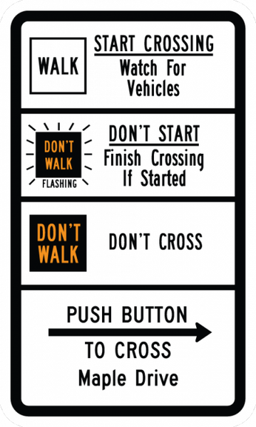 R10-3g-Pedestrian Signs – Municipal Supply & Sign Co.