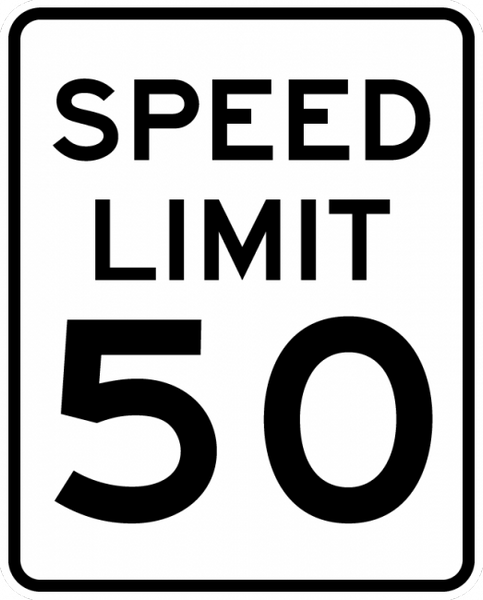 R2-1-Speed Limit Sign – Municipal Supply & Sign Co.