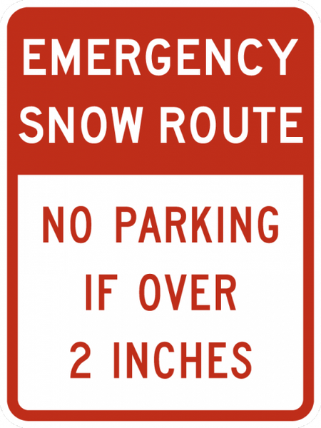 R7-203-Emergency Snow Route Sign – Municipal Supply & Sign Co.