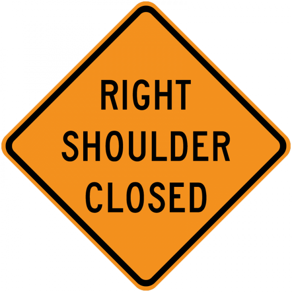 CW21-5a-Shoulder Closed – Municipal Supply & Sign Co.